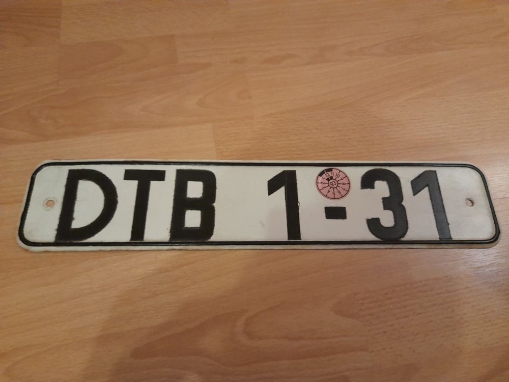 Nummernschild DDR? | Kaufen auf Ricardo
