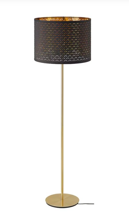 Standleuchte, Stehleuchte NYMÖ/SKAFTET v. IKEA schwarz gold (Neu ...