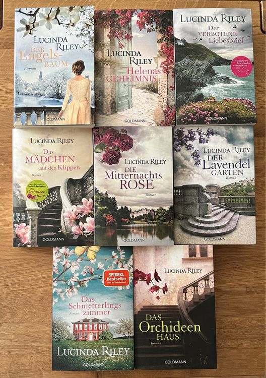 8 Stück Lucinda Riley Taschenbücher, eines mit Signatur | Kaufen auf ...