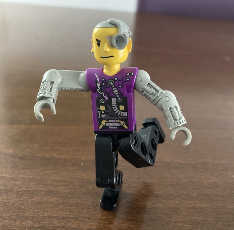 Lego Technic Figur tech007 Cyber 8266 8257 Fahrer Cyborg rar (Neu ...