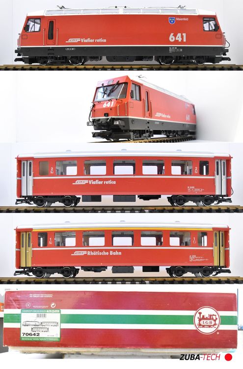 LGB 70642 Zugset der RhB 3-tlg Spur G Digital mit OVP (Gebraucht) in St ...