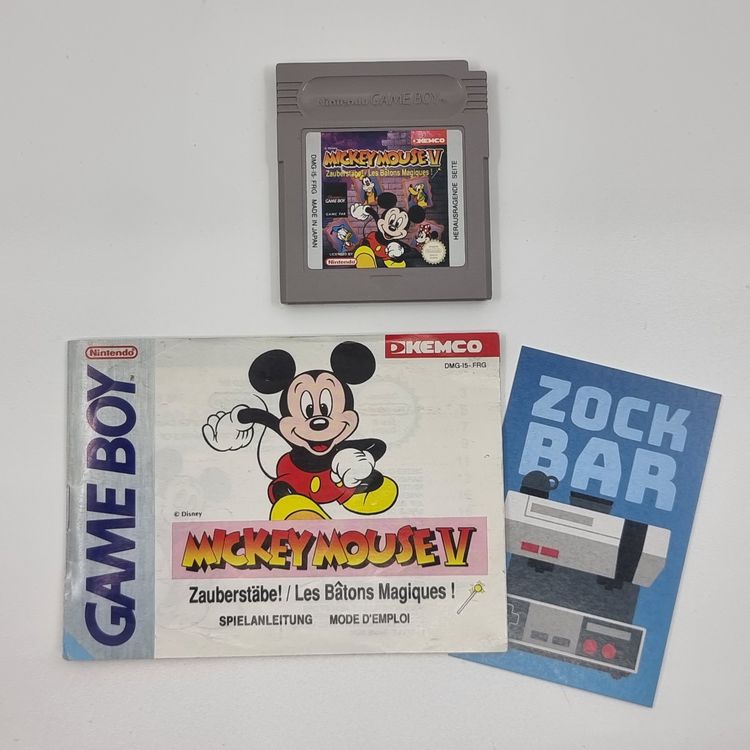 Game Boy Mickey Mouse V inkl Anleitung (mit 1 Jahr Garantie) (Gebraucht ...