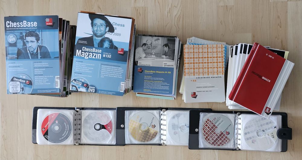 Grosse Sammlung ChessBase Schach Magazine Jahre 1996 - 2022 (Gebraucht ...