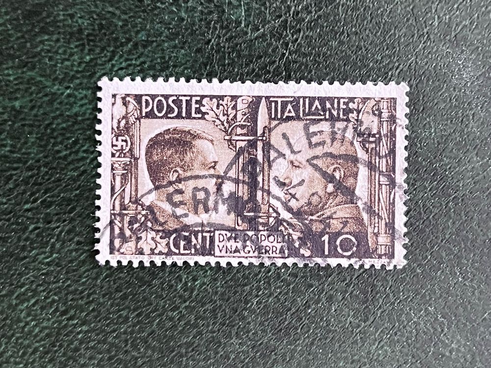 Italia Briefmarke mit Hitler und Mussolini ab 1.95 CHF !!! (Gebraucht) in Chiasso für CHF 1.95 ...