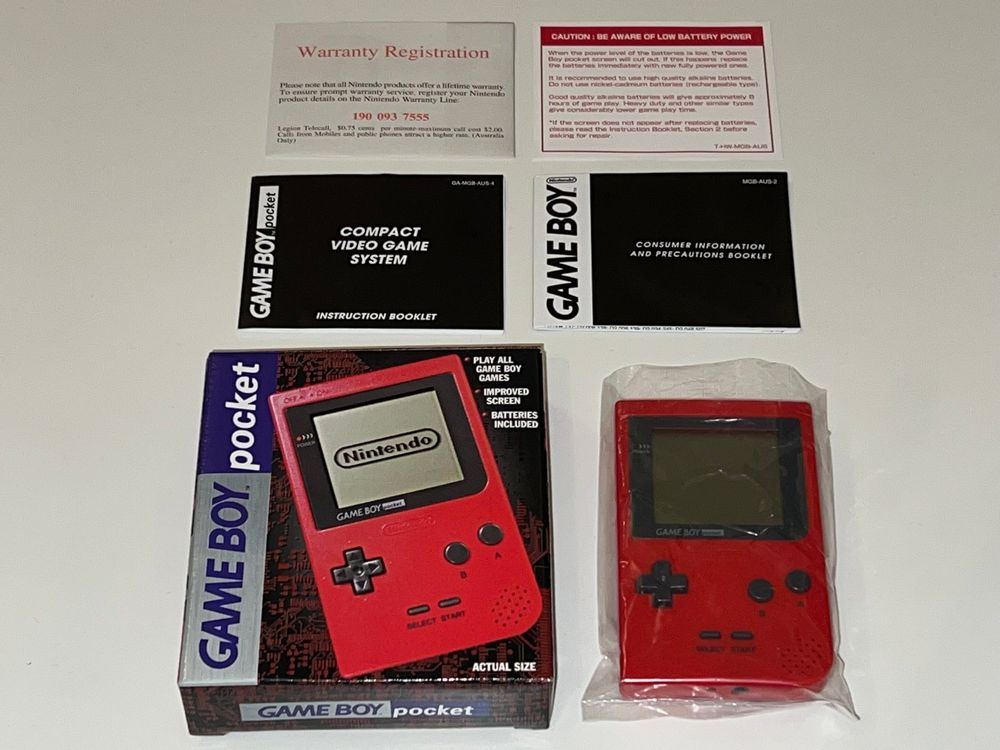 Nintendo Game Boy Pocket Konsole Rot (OVP) - Top! (Gebraucht) in Zürich ...