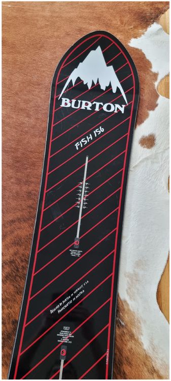 Snowboard Burton Fish 156 Sammlerboard "Out of stock" 2009 (Neu (gemäss ...