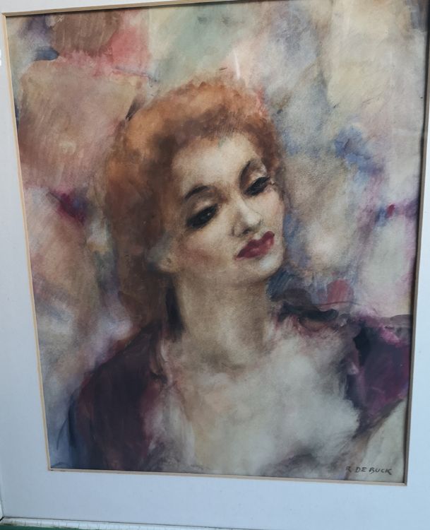 Raphaël de Buck, aquarelle (Belgique, 1902-1986) (Gebraucht) in Conthey für CHF 350 – nur ...