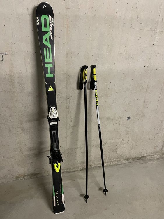 Head STR Race 165cm & Skistöcke | Kaufen auf Ricardo