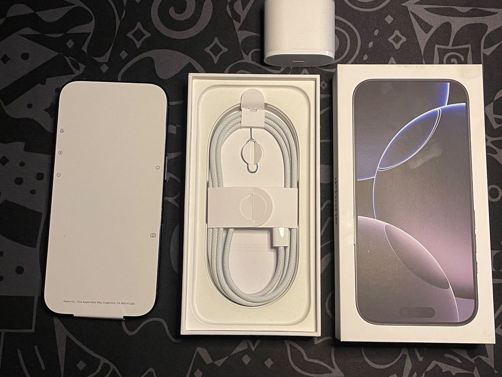 Apple iPhone 16 Pro 128GB Black Titanium (Neu und originalverpackt) in ...