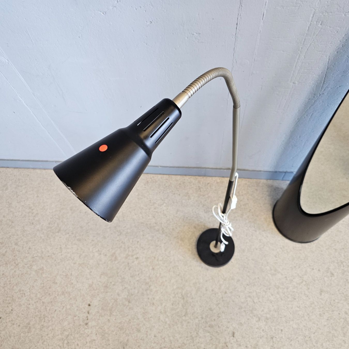 IKEA KVART 1990s Floor Lamp schwarz, Marianne & Knut Hagberg (Gebraucht ...