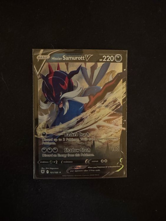 Hisuian Samurott V #101 Pokemon Astral Radiance | Kaufen auf Ricardo