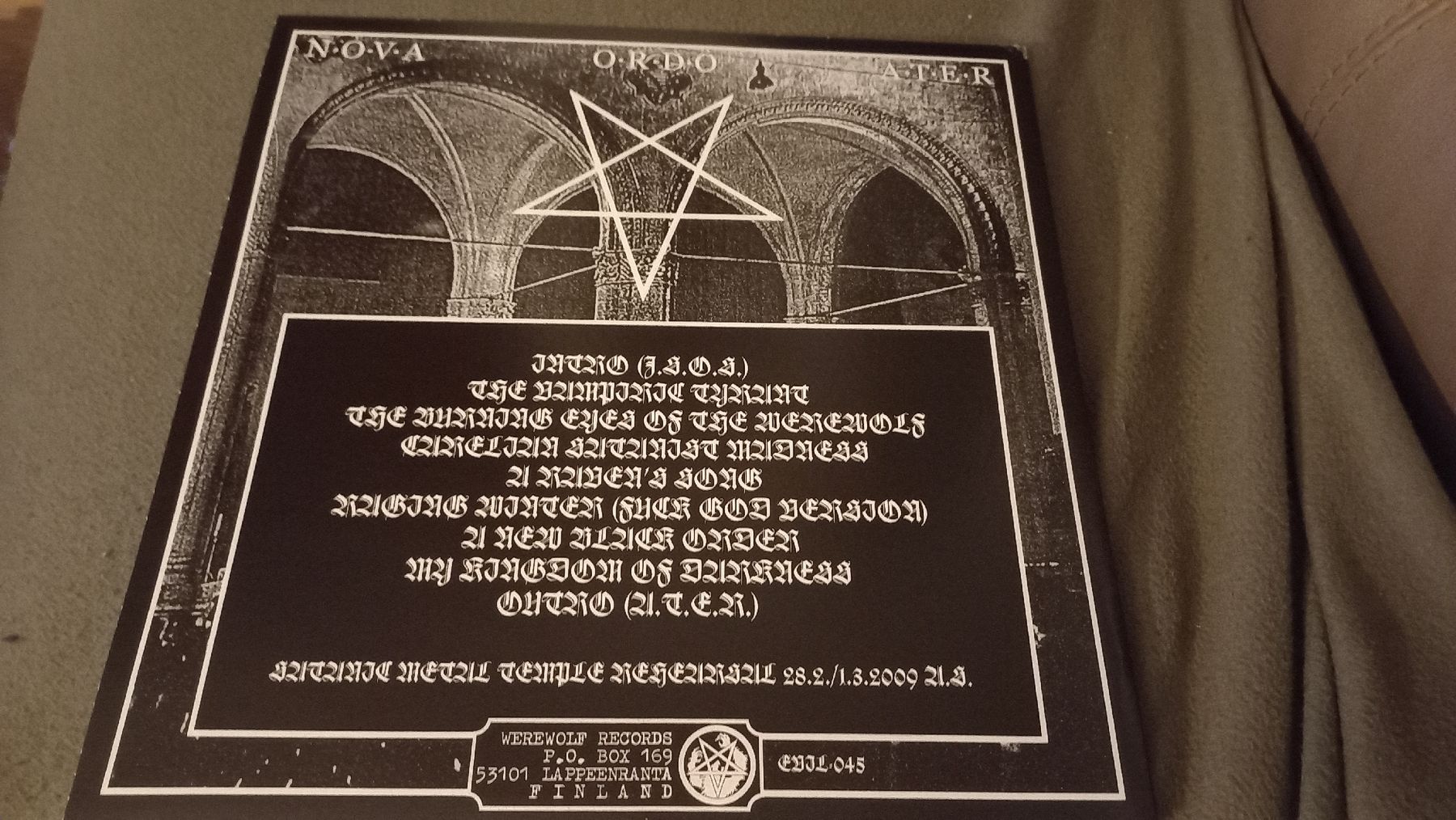 Satanic Warmaster-Nova...Vinyl LP BLACK METAL (Gebraucht) in Olten für ...