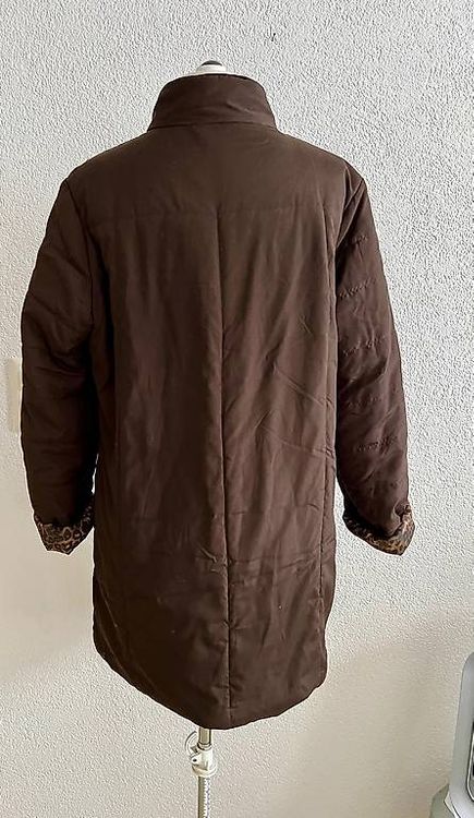 Winter-Steppmantel Gr. M mit Leo-Details warm & chic 🧥 (Gebraucht) in ...