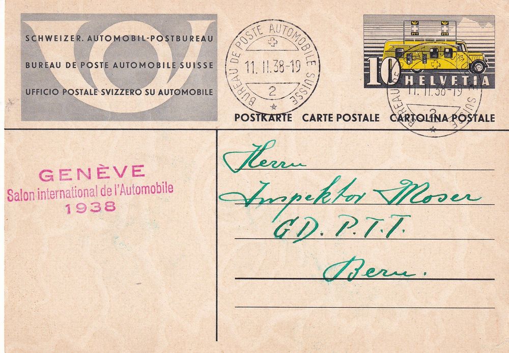 Carte postale / Postkarte / Cartolina postale (Gebraucht) in Orvin für ...