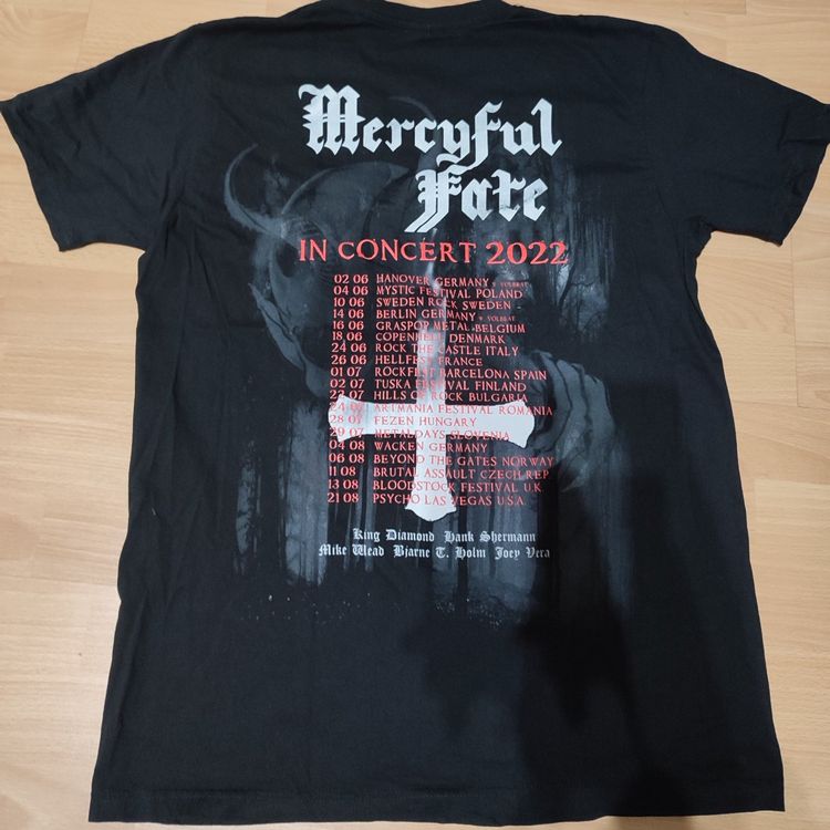 Mercyful Fate Tour Band Shirt 2022 | Kaufen auf Ricardo