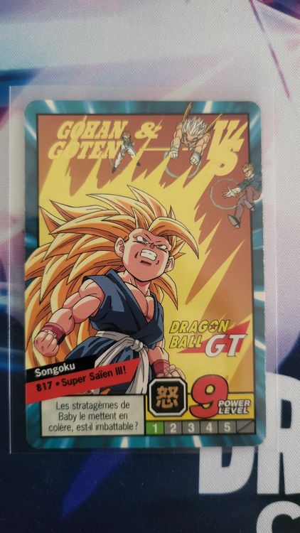 dragon ball GT cardass 817 vintage (Gebraucht) in Lausanne für CHF 8 – mit Lieferung auf Ricardo ...