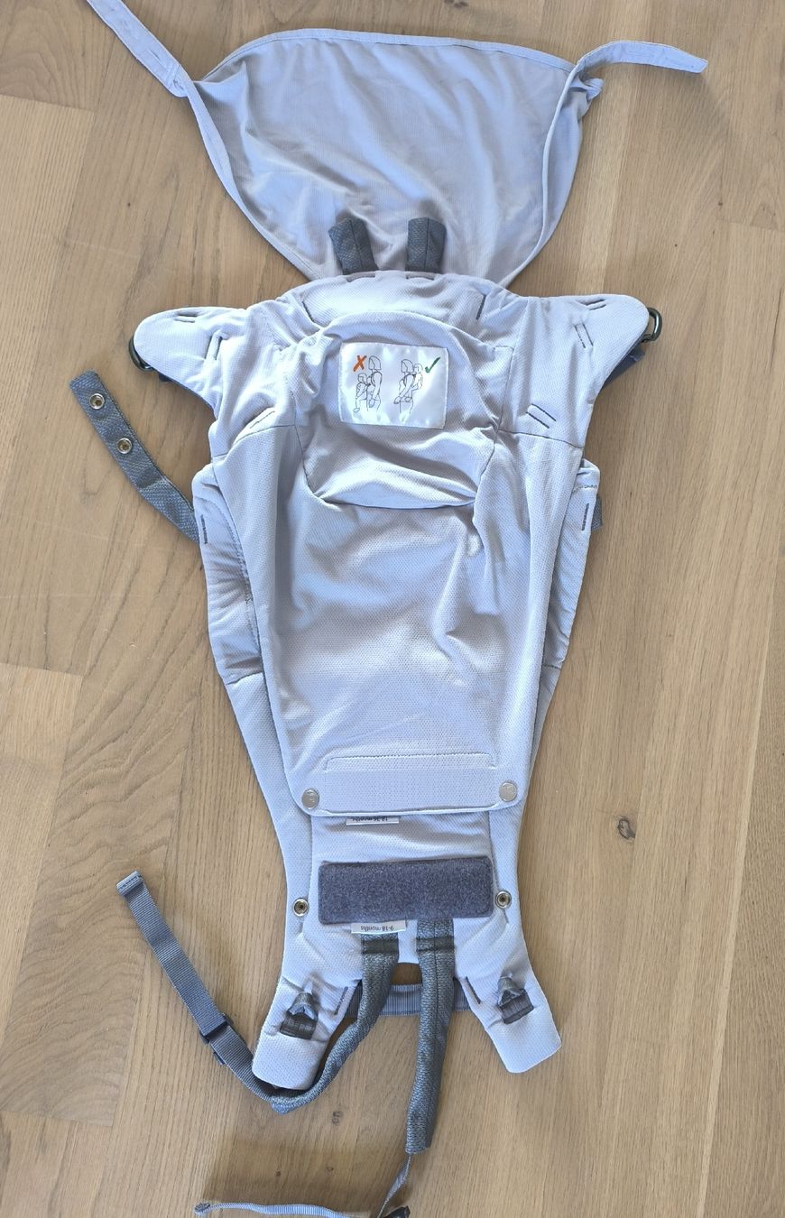 Baby - Trage Stokke MyCarrier in Grau, front & back (Gebraucht) in ...