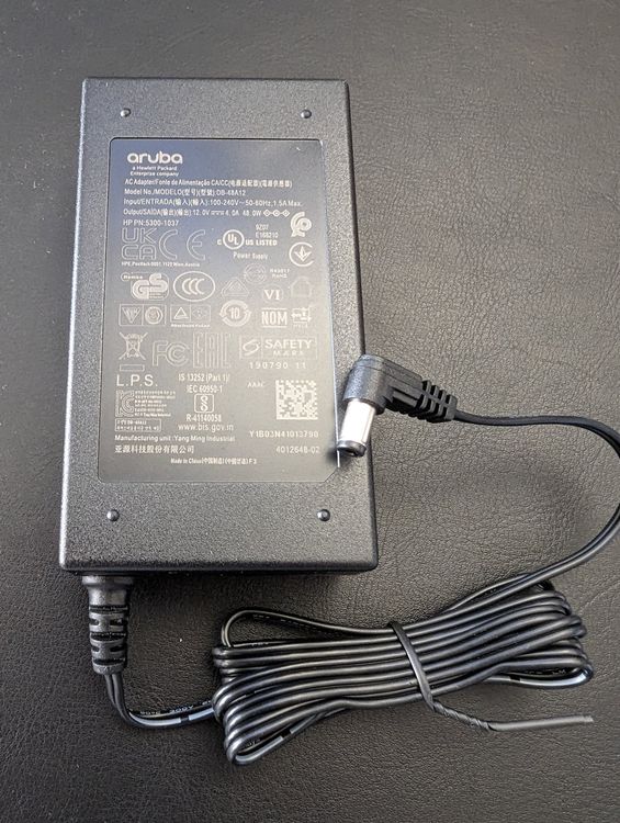 HPE Aruba Instant On 12V/36W Netzteil (R3X85A) (Gebraucht) in Burgdorf ...