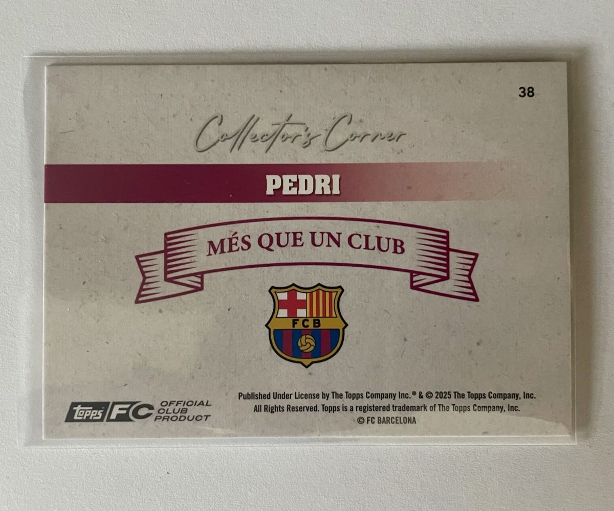 Pedri 065/250 Collector’s Corner – Barça Team Set 2025/26 (Neu (gemäss ...