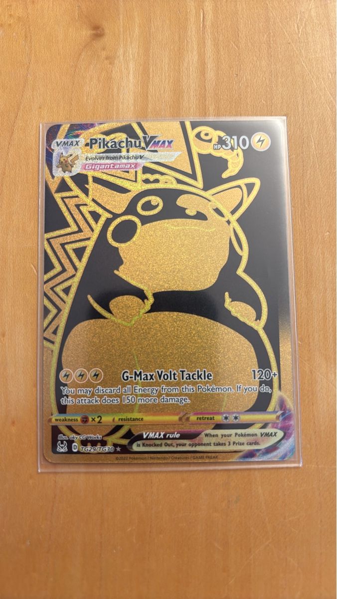 Gold Pikachu VMAX TG29/TG30 - Selten und Top Zustand! (Neu (gemäss ...