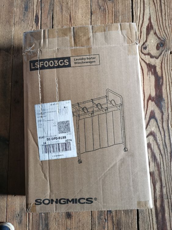 Wäschewagen Wäschesortierer Grau Neu mit Rollen (Neu und originalverpackt) in Berneck für CHF 29 ...