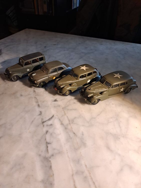 1 lot de 4 voitures d'etat major SOLIDO et REXTOYS. | Kaufen auf Ricardo