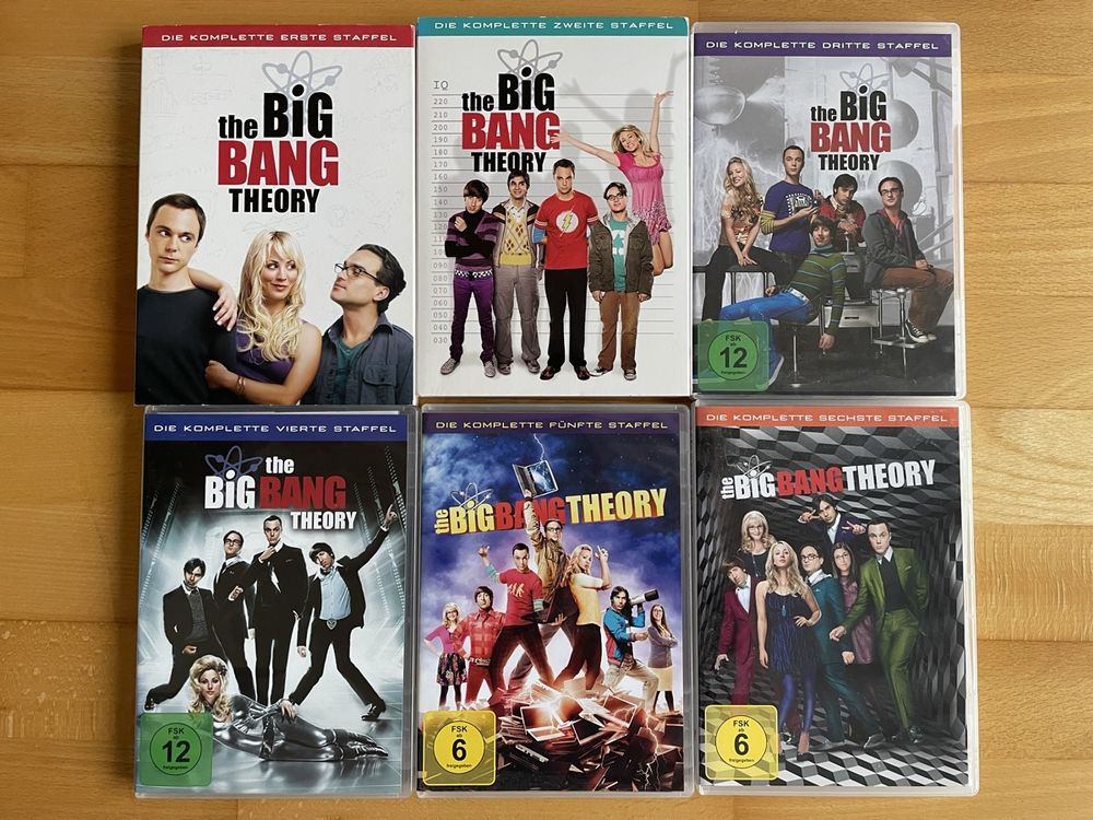 The Big Bang Theory Staffel 1–6 auf DVD (Gebraucht) in Andelfingen für ...