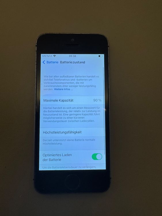 iPhone SE mit 90% Akku Kapazität (Gebraucht) in Adliswil für CHF 20 ...