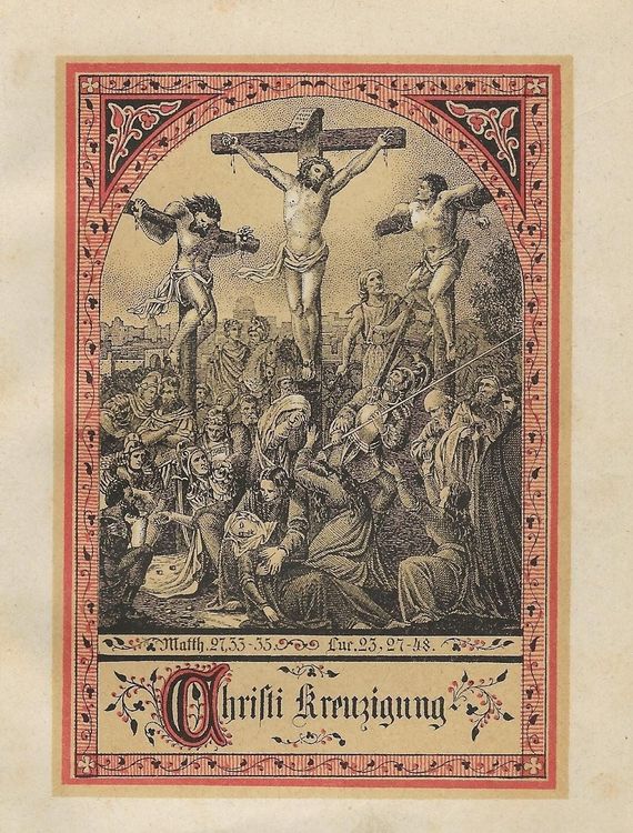 Litho 1873 - Christi Kreuzigung | Kaufen auf Ricardo