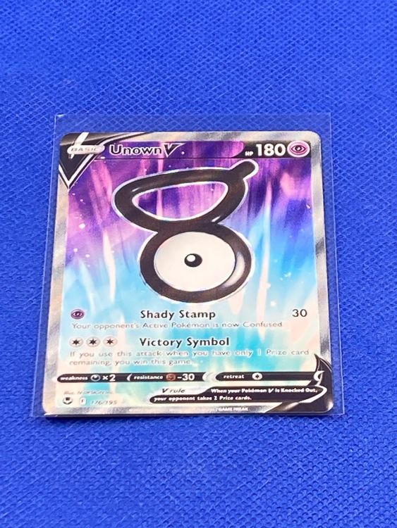 Pokemon Silver Tempest Unown V 176 / 195 EN (Neu (gemäss Beschreibung)) in Baar für CHF 7.9 ...