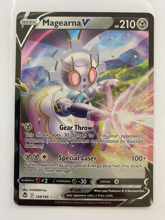 Pokemon Magearna V 128/195 Silver Tempest EN (Neu (gemäss Beschreibung ...