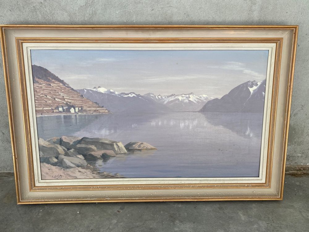 Albert DUPLAIN (1890-1978) Tableaux peinture sur toile | Kaufen auf Ricardo