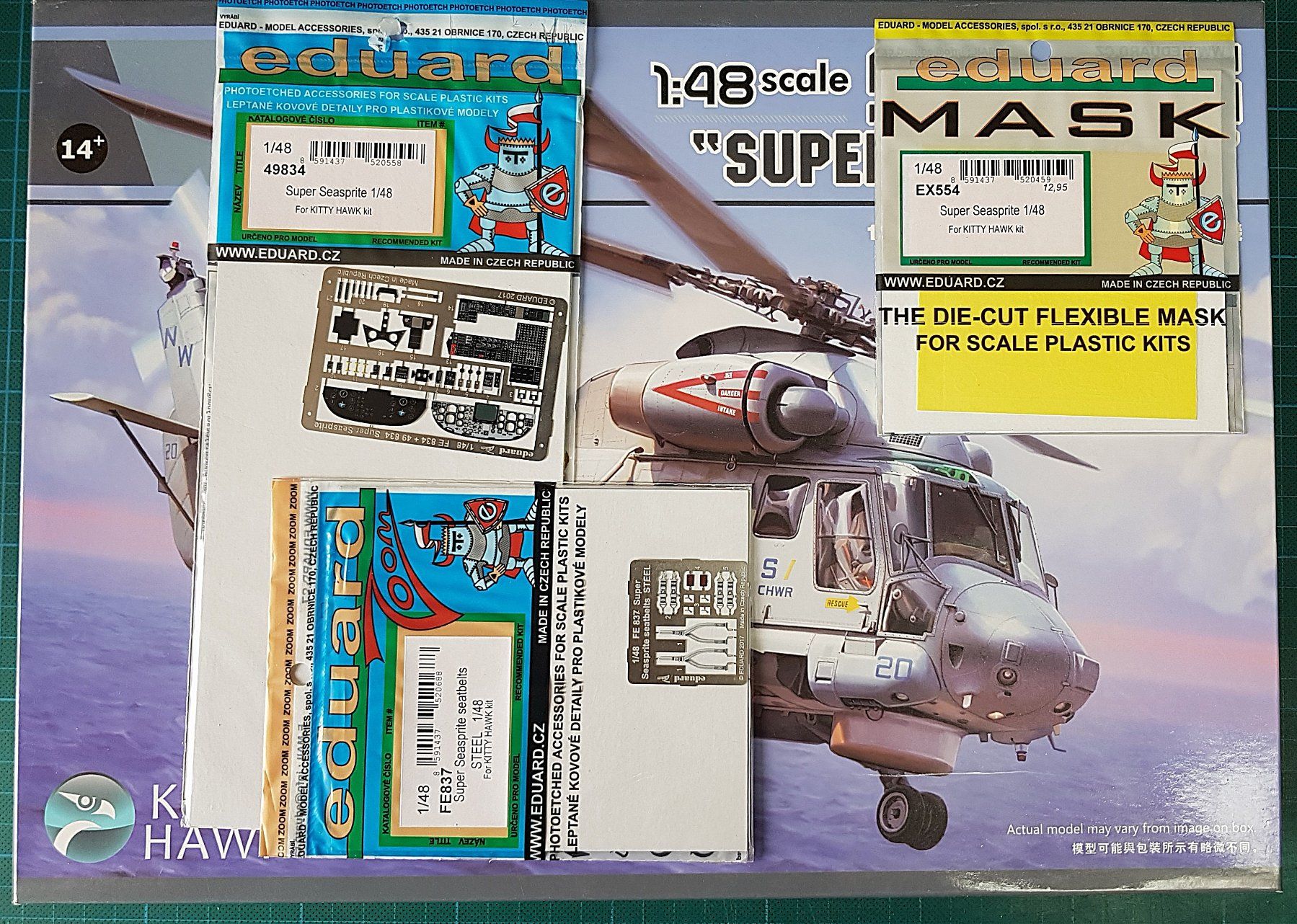 Helikopter U.S. NAVY, SH-2F "Seasprite" Kitty Hawk 1:48 (Neu (gemäss ...