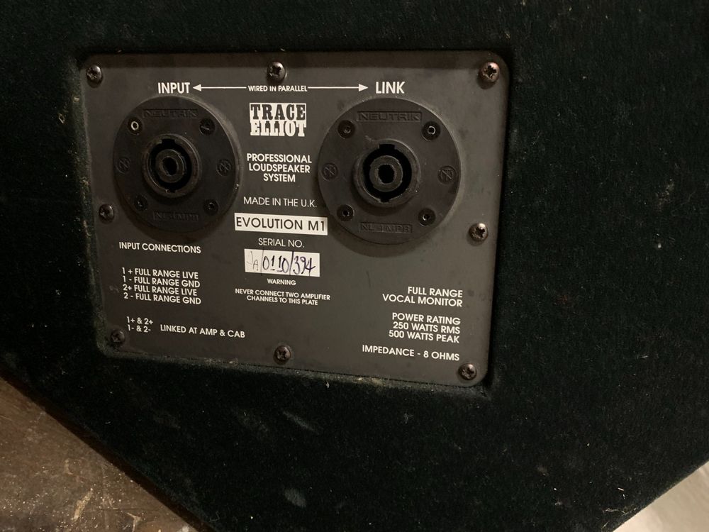 Trace Elliot Evolution M1 Full Range Vocal Speaker (L388) (Gebraucht ...