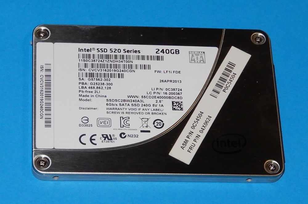 Intel SSD 240 GB | Kaufen auf Ricardo