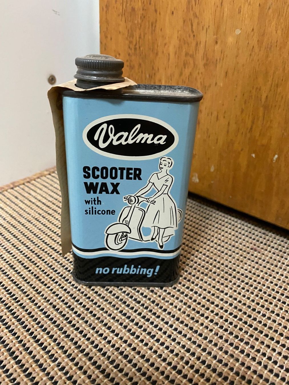 Vespa, Lambretta, Valma Scooter Wax. Vintage Rarität top (Defekt) in ...
