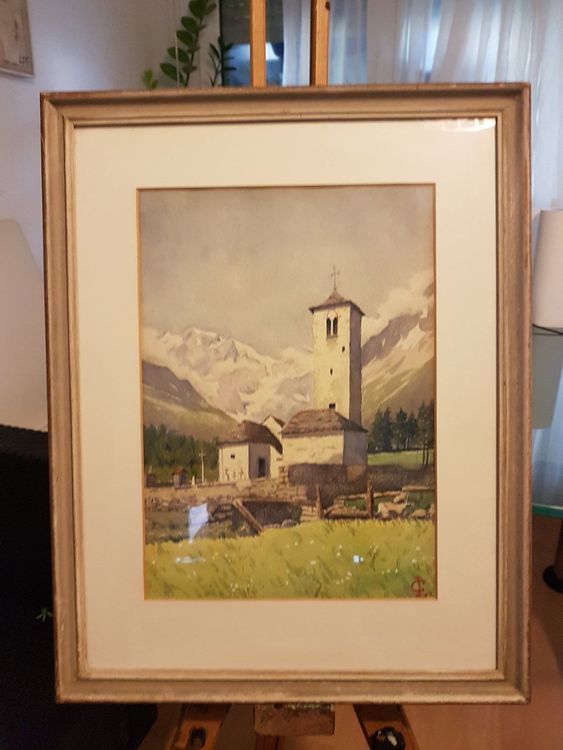 Aquarell signiert, datiert ... (Gebraucht) in Glattbrugg für CHF 15 – mit Lieferung auf Ricardo ...