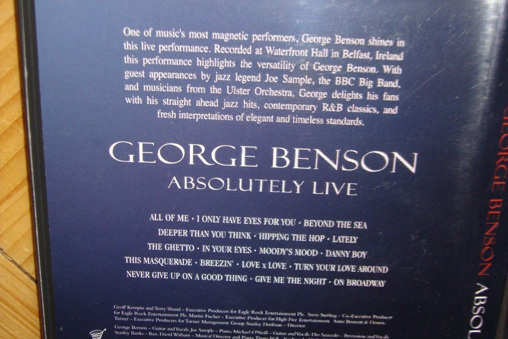 GEORGE BENSON + JOE SAMPLE live Belfast | Kaufen auf Ricardo