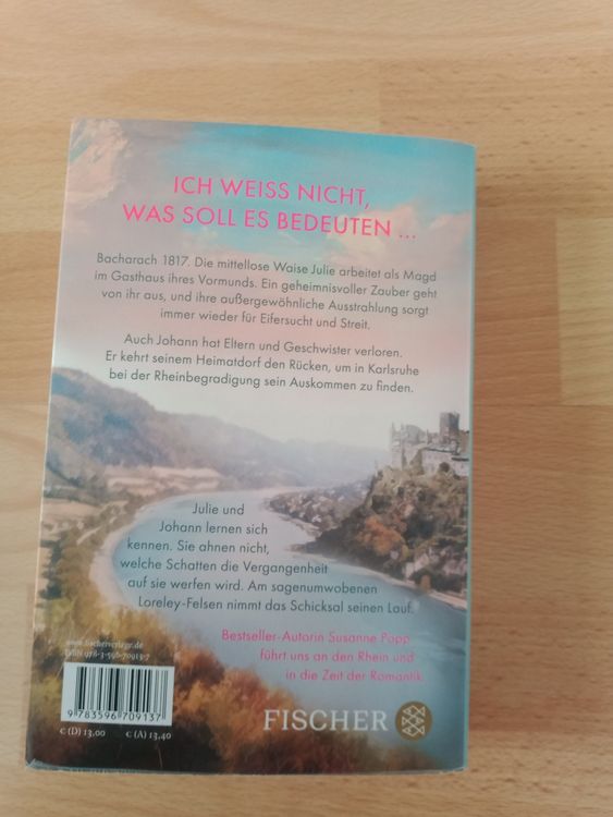 Susanne Popp Loreley Die Frau am Fluss historischer Roman (Neu (gemäss ...