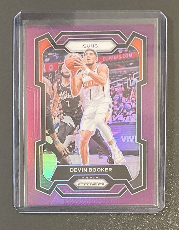 NBA Devin Booker 2023-24 Prizm Purple Numbered 59 /99 Card | Kaufen auf ...