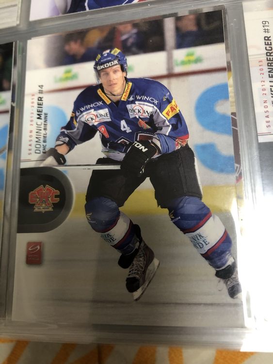 Dominic Meier EHC Biel Hockey Card (Gebraucht) in für CHF 1 – mit ...