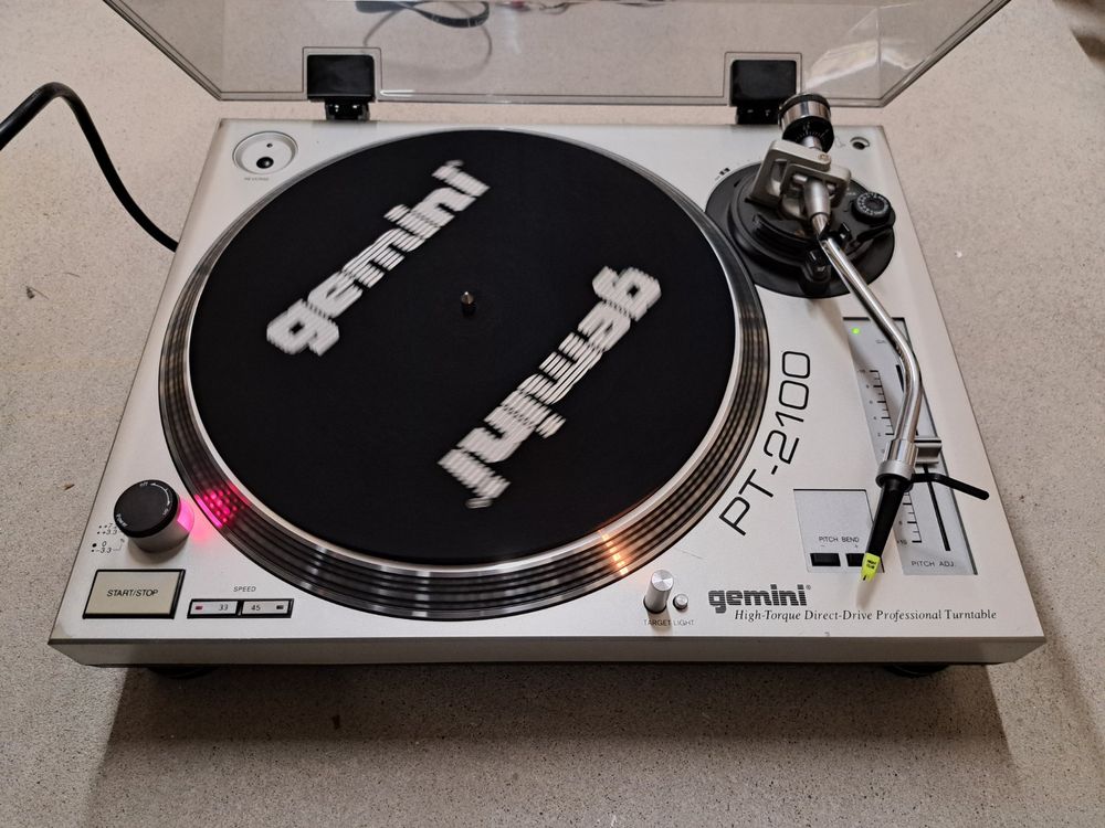 GEMINI PT 2100 Turntable mit ORTOFON Concorde Night Club (Gebraucht) in ...