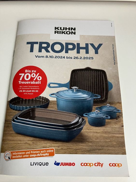 6 volle Coop-Trophy Kuhn Rikon =120 Punkte (Neu (gemäss Beschreibung ...