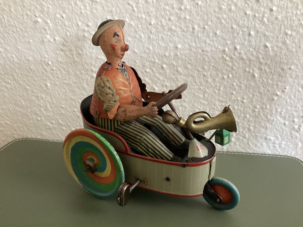LEHMANN - Peter Clown in Wagen,Spiralfederwerk | Kaufen auf Ricardo