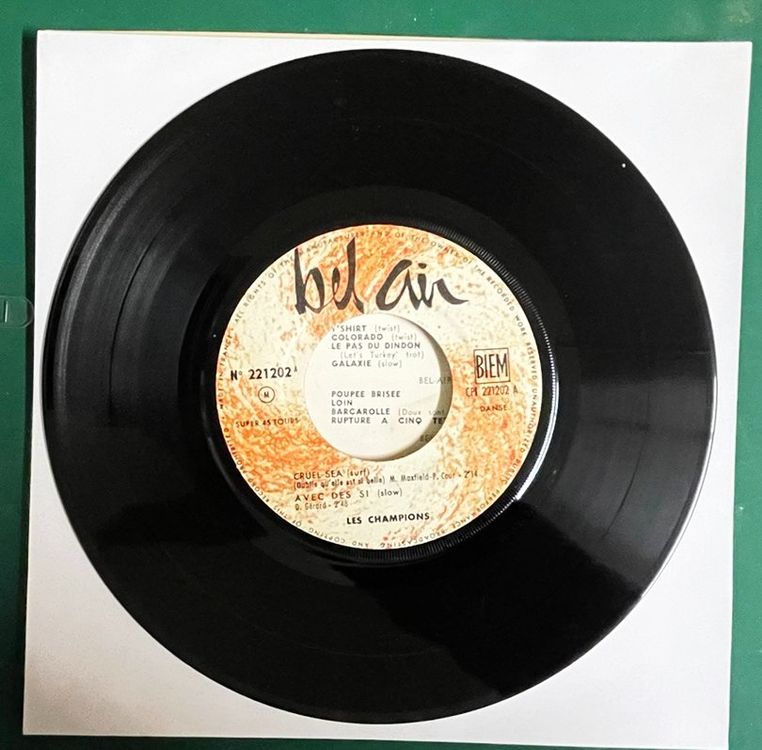 Single: LES CHAMPIONS - Cruel Sea (4-Track EP) (Gebraucht) in ...