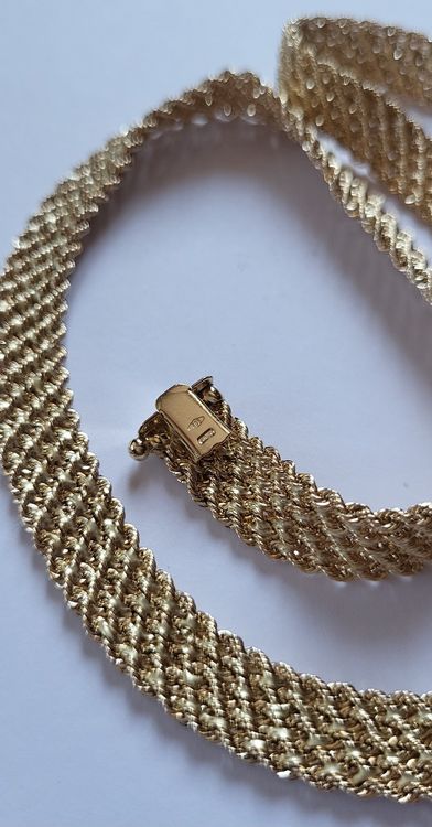 Gold Collier 585 (Gebraucht) in Wald ZH für CHF 1280 – mit Lieferung auf Ricardo kaufen