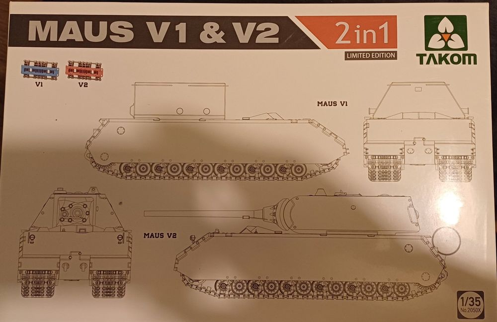 Takom 2050X Maus V1 & V2 (2 in 1) Limited edition (Neu und ...