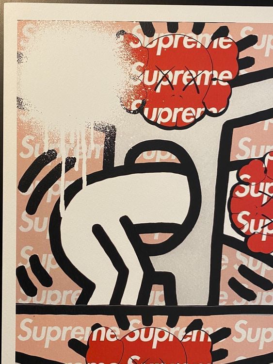 DEATH NYC « SUPREME KAWS & KEITH HARING» (Neu (gemäss Beschreibung)) in ...