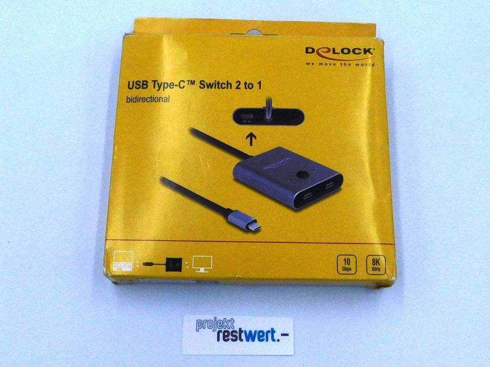 USB Type-C Switch 2 Port von DELOCK | Kaufen auf Ricardo