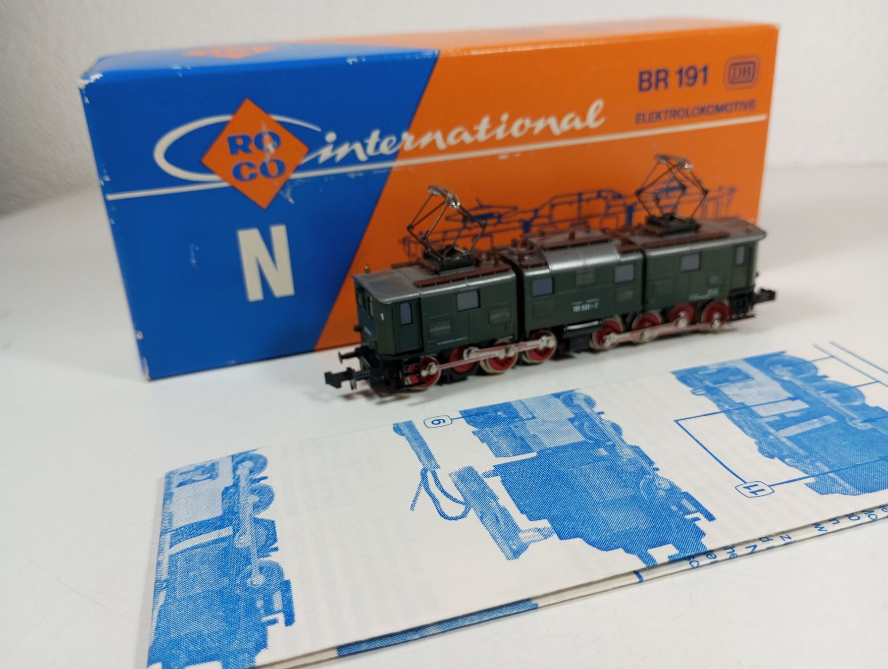 Roco N: 02155A, elektrische Gelenlokomotive BR 191 DB (Neu (gemäss ...